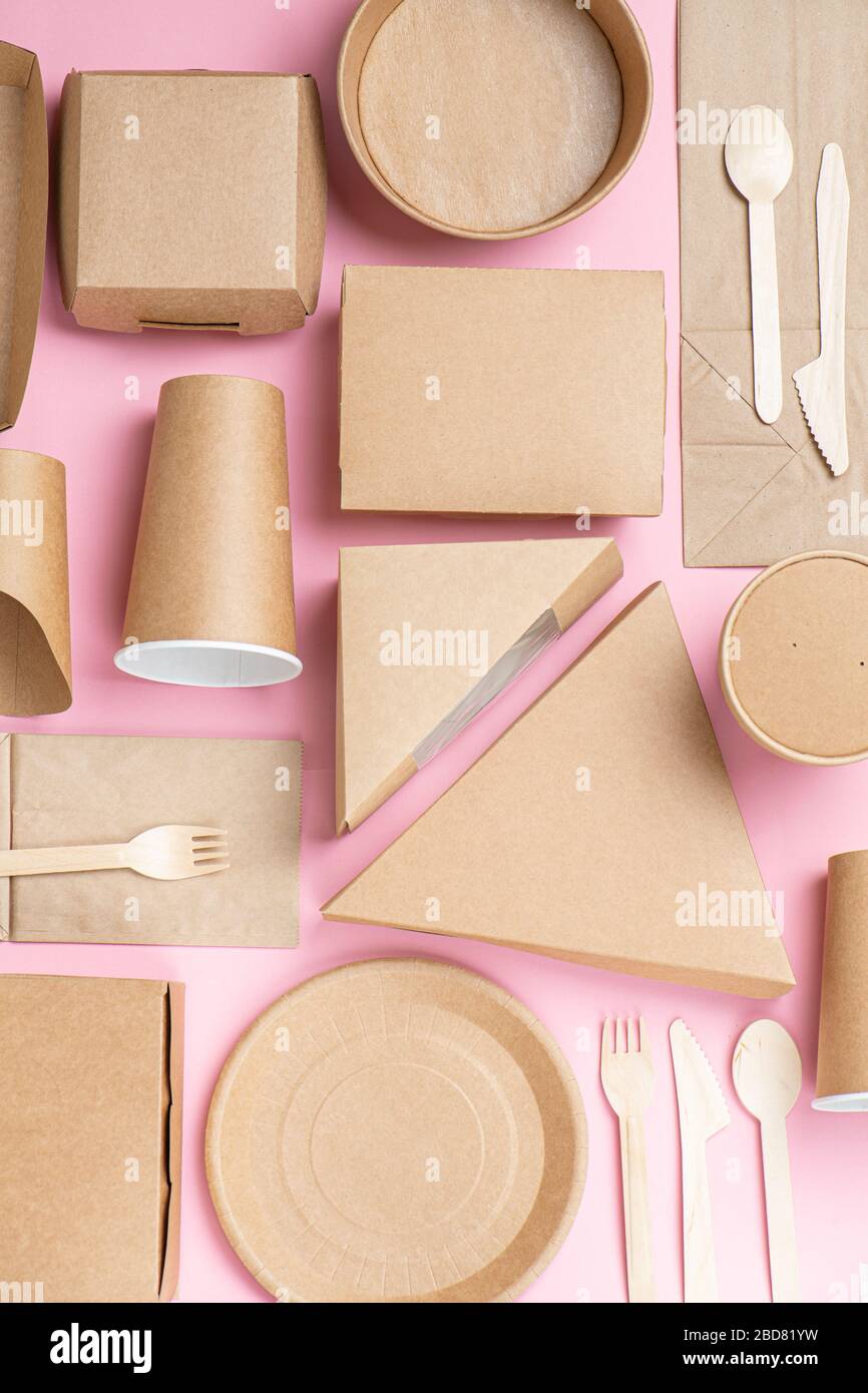 Endless eco-friendly items harmless, disposable and compostable Stock ...