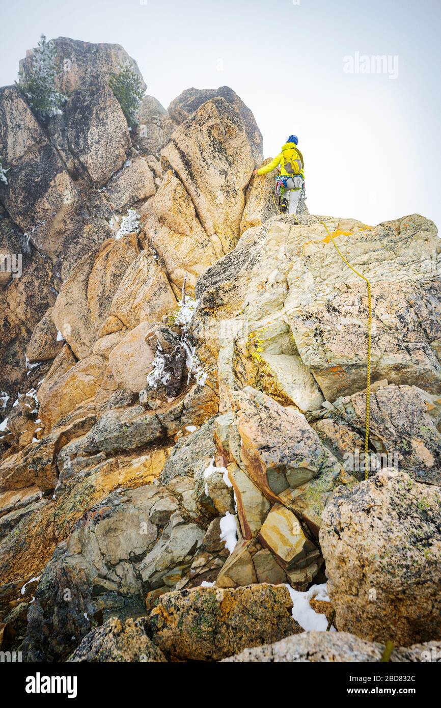 Alpine mountain climbing adventure hi-res stock photography and images ...