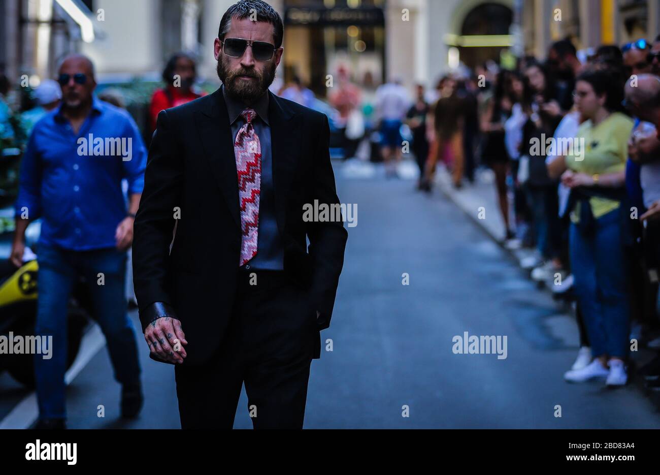 MILAN, Italy- June 15 2019: Justin O' Shea on the street during the ...