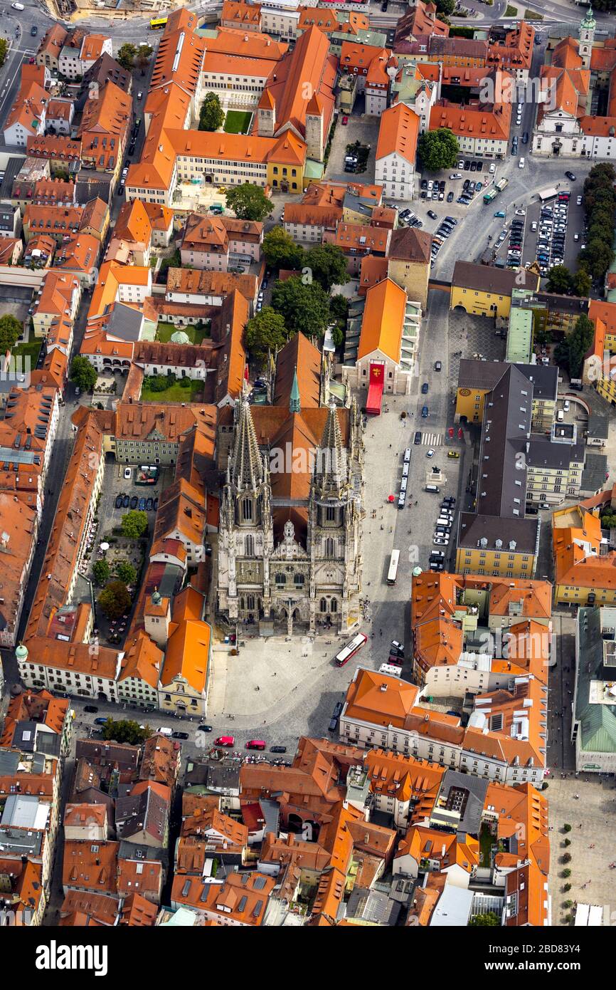 Regensburg cathedral aerial hi-res stock photography and images - Alamy