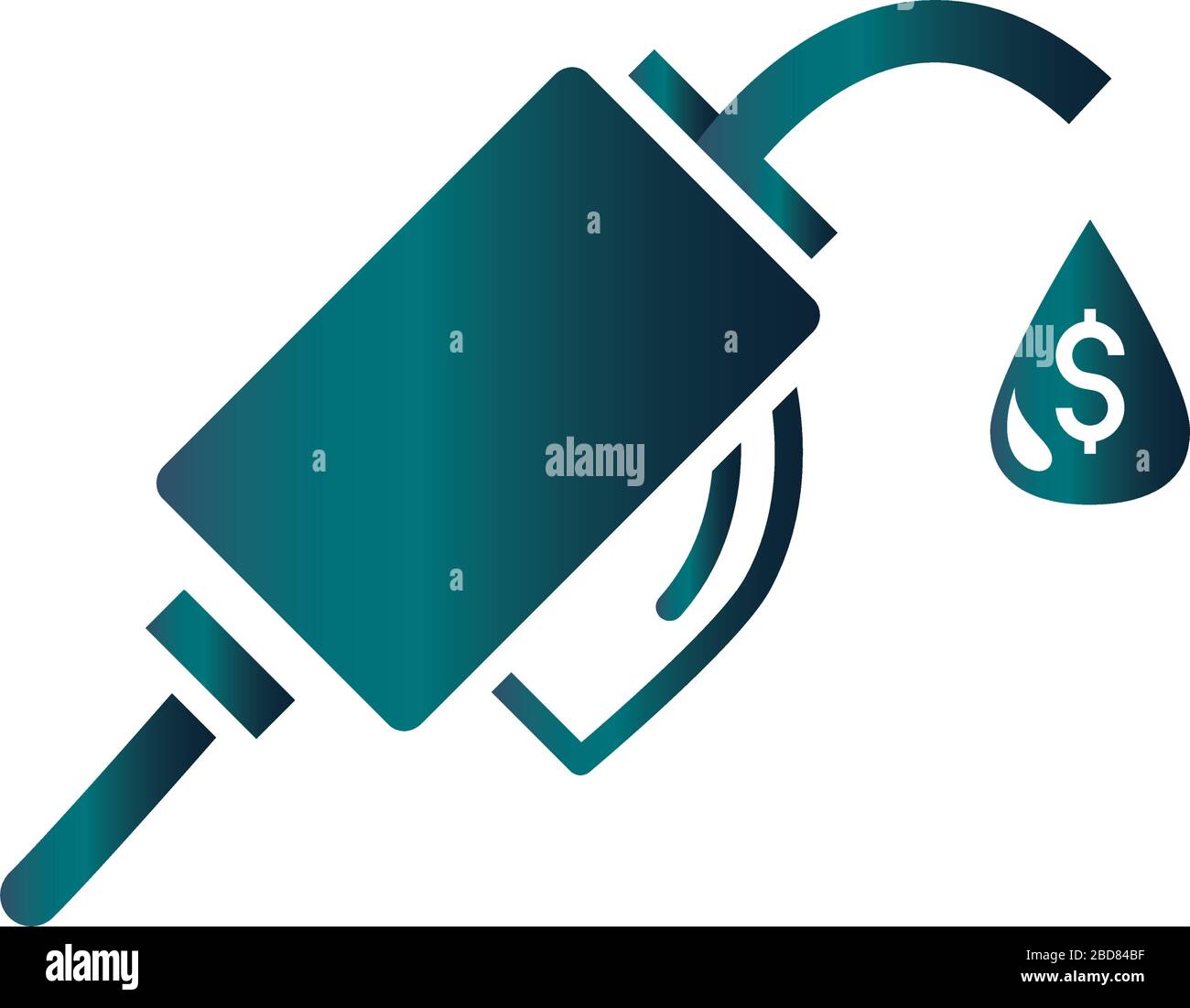 station pump money trade crisis economy, oil price crash vector ...