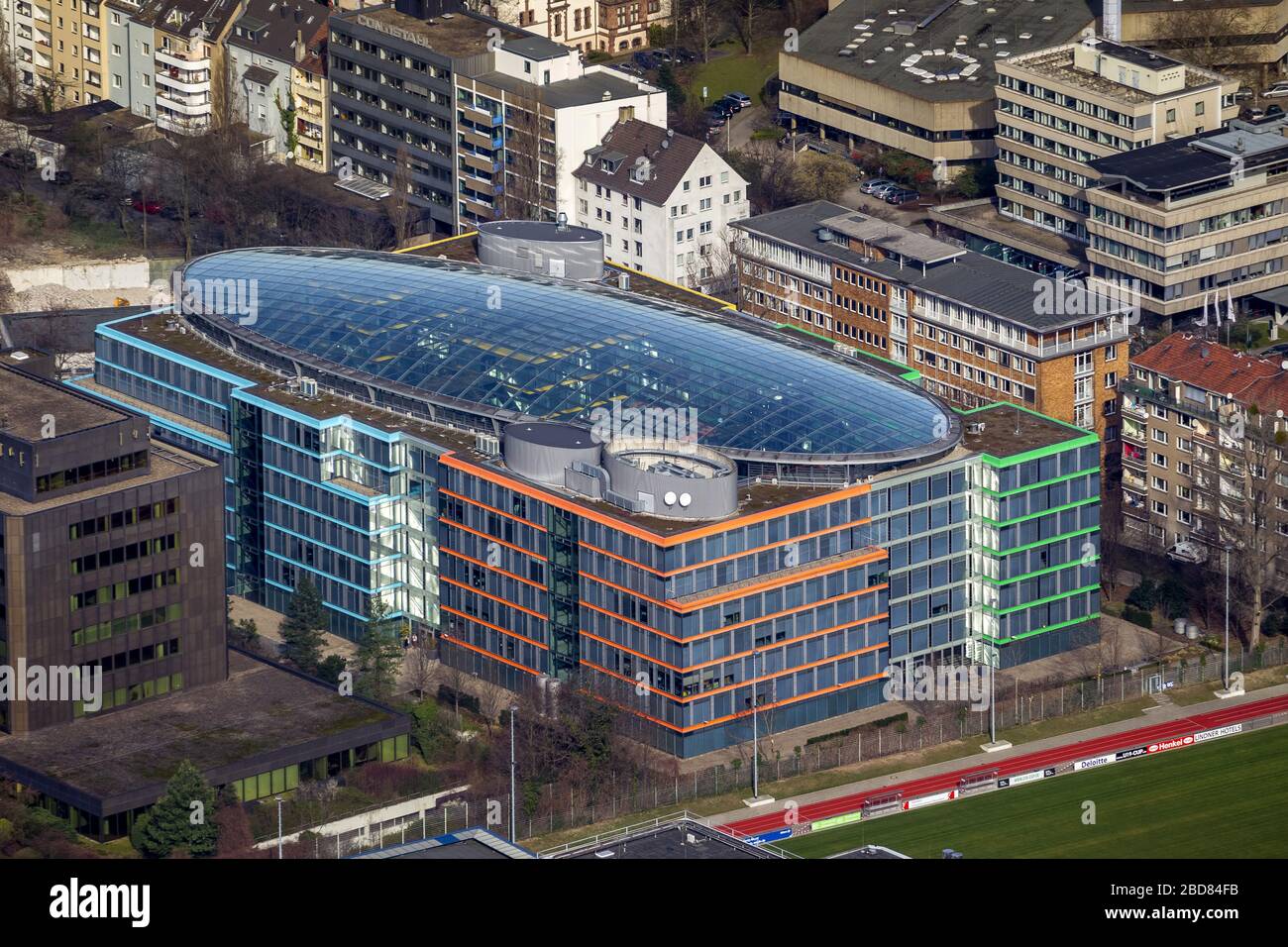 Aerial view ultramodern eye hi-res stock photography and images - Alamy