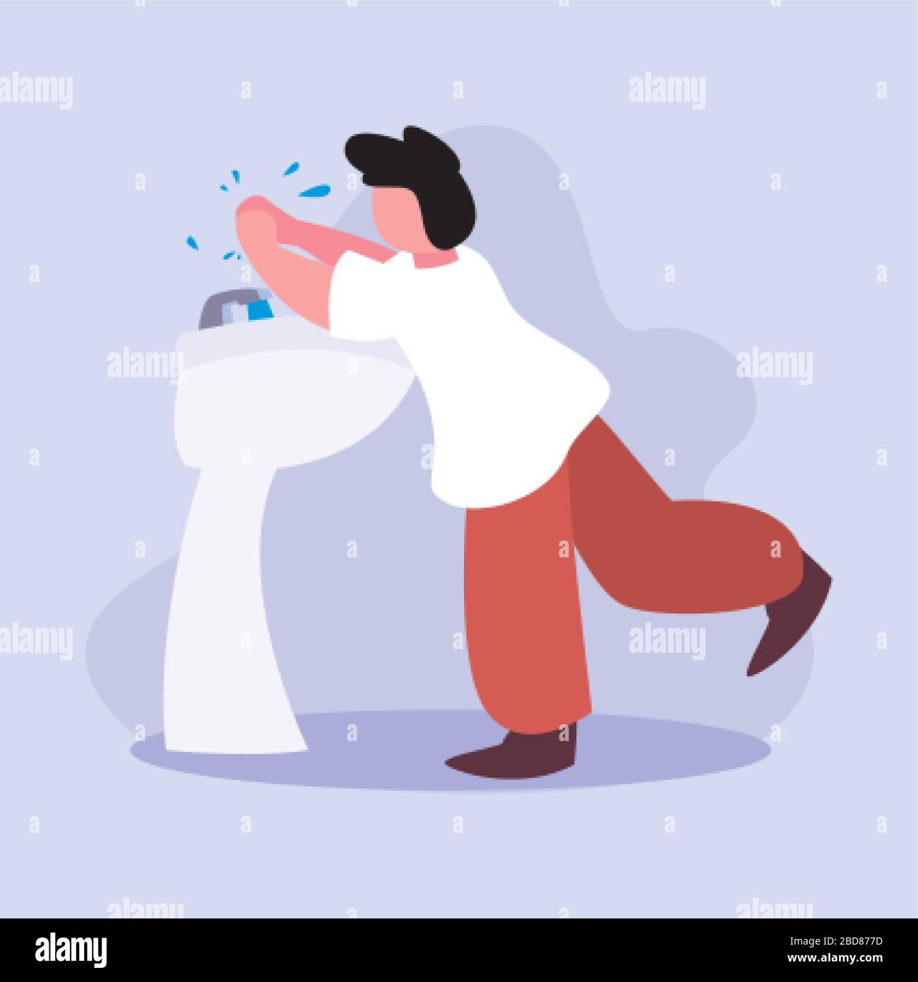 Avatar man washing hands design, Hygiene wash health clean healthy ...