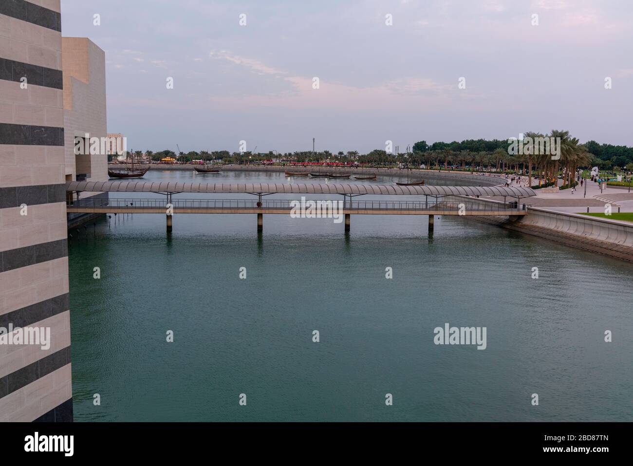 Museum of Islamic Art. Scenes of Doha, Qatar Stock Photo - Alamy