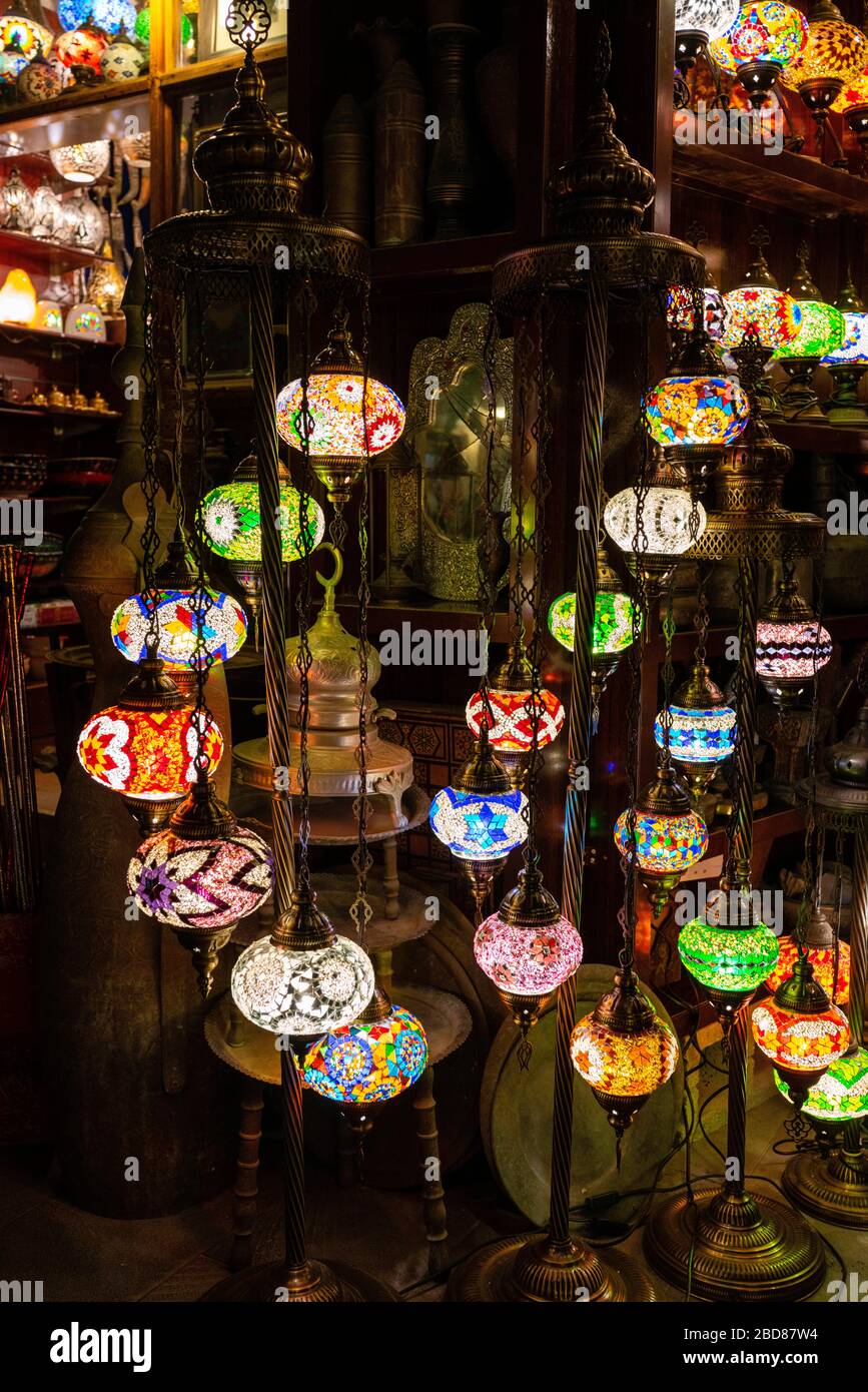 Night Market. Scenes of Doha, Qatar Stock Photo - Alamy