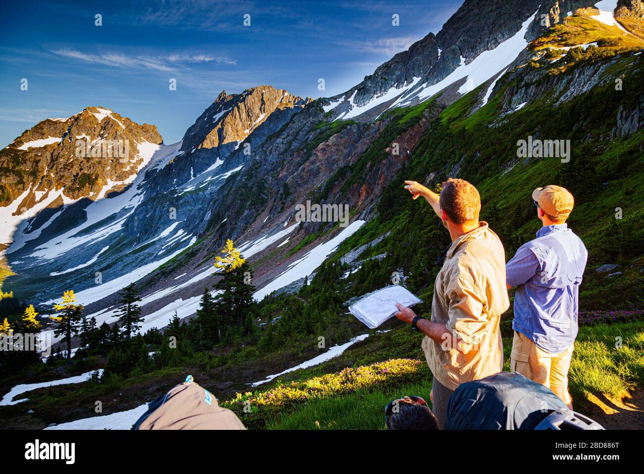 Mountain climbing route map hi-res stock photography and images - Alamy