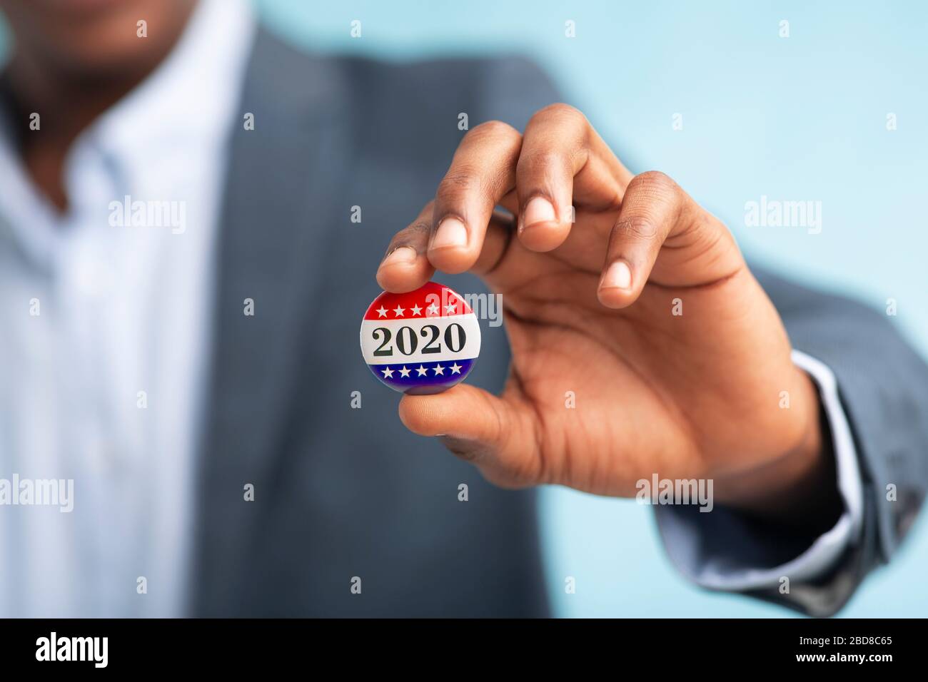 2020 presidential election political campaign banner hi-res stock ...