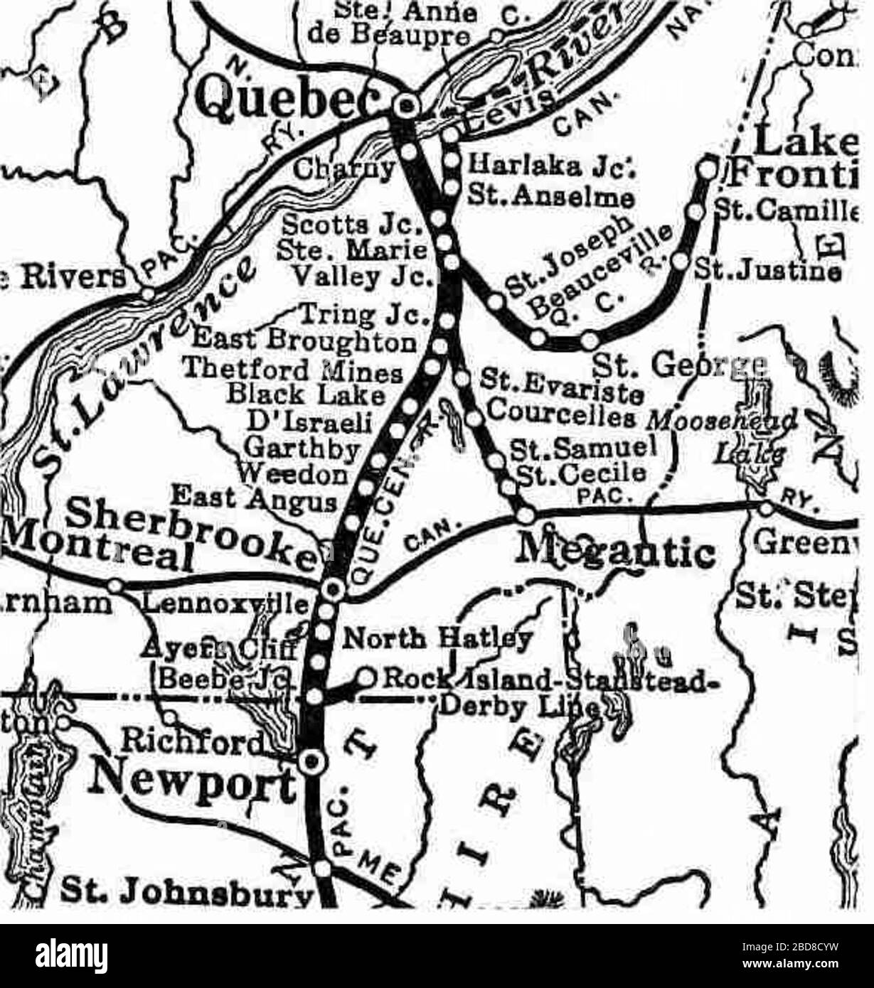 Map of railway Black and White Stock Photos & Images - Alamy