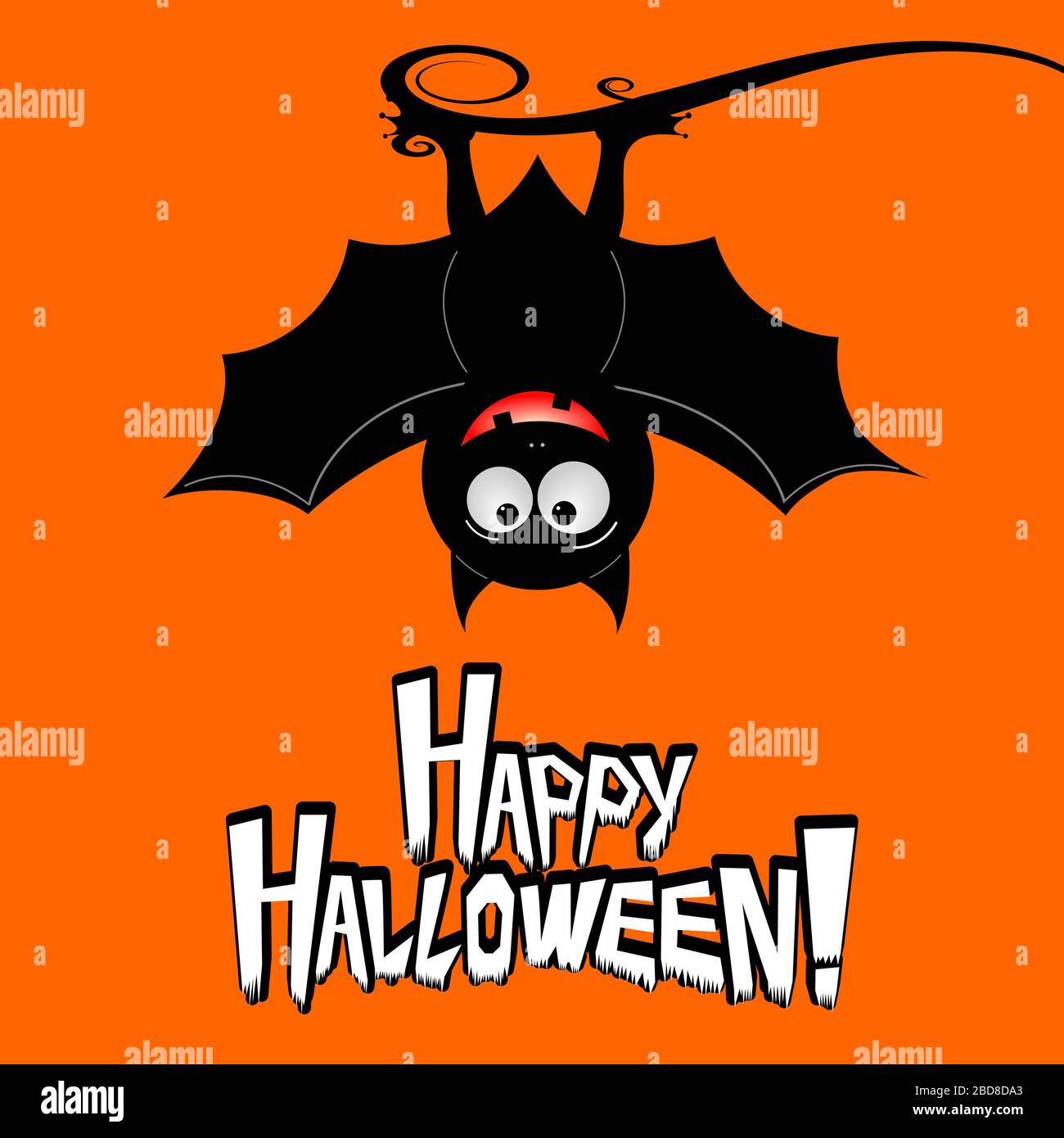 Halloween card - Happy Halloween! Stock Photo - Alamy