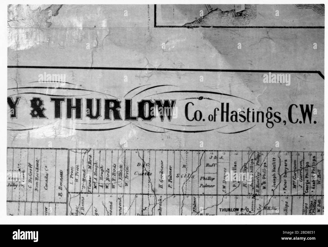Hastings map Black and White Stock Photos & Images - Alamy