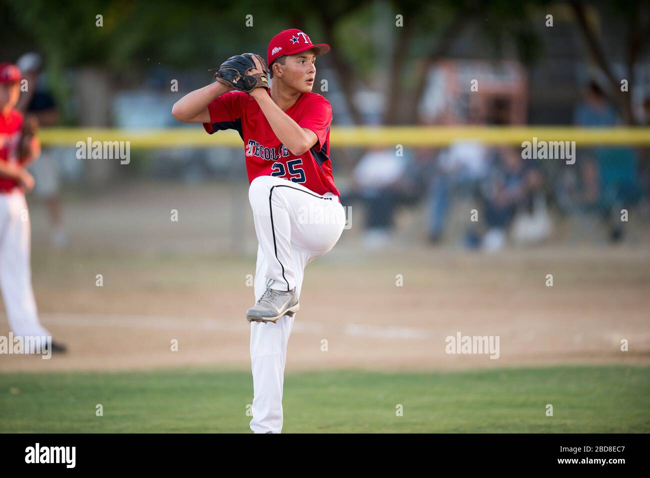 Red uniform boy hi-res stock photography and images - Alamy