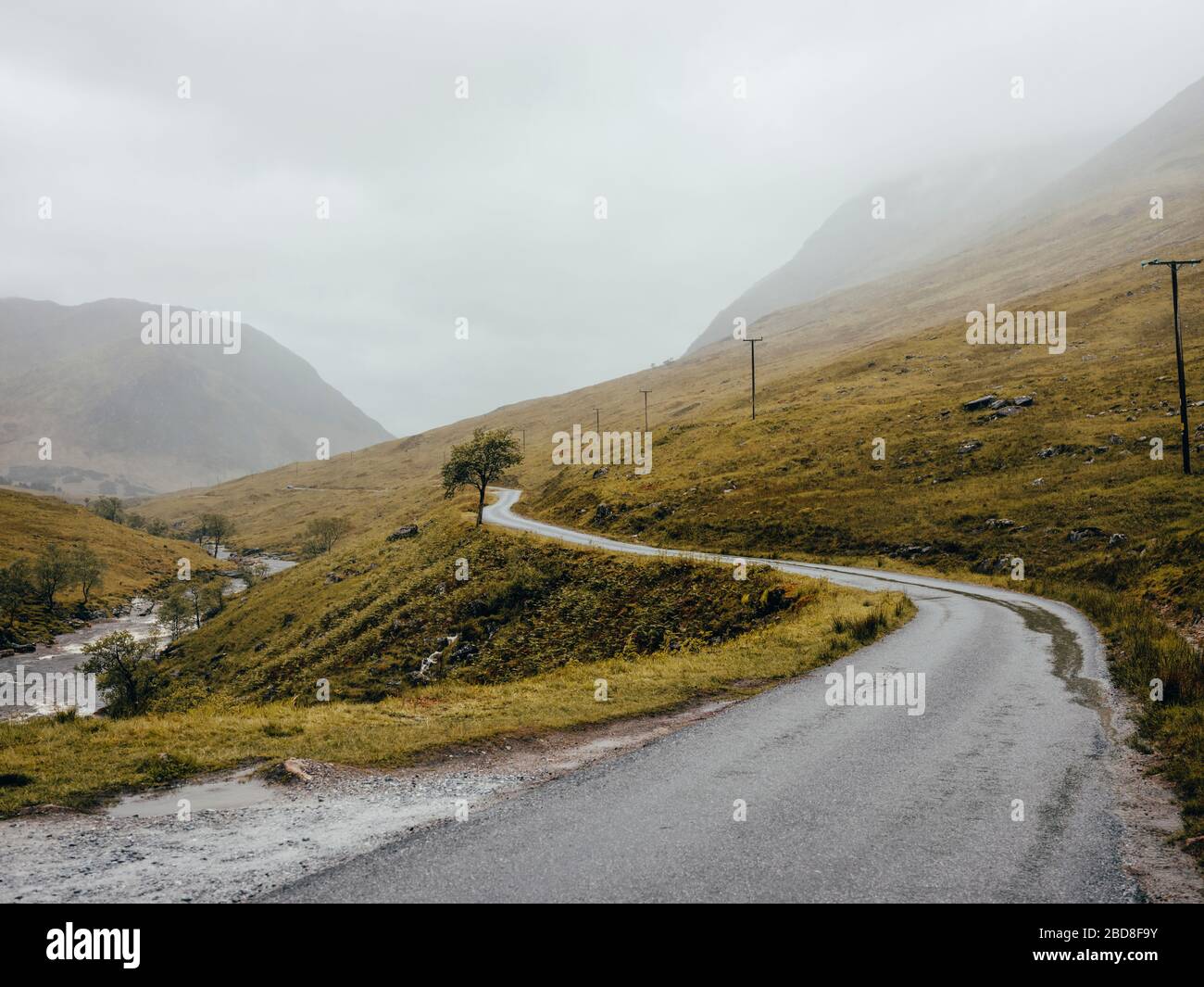 Glen etive road hi-res stock photography and images - Alamy