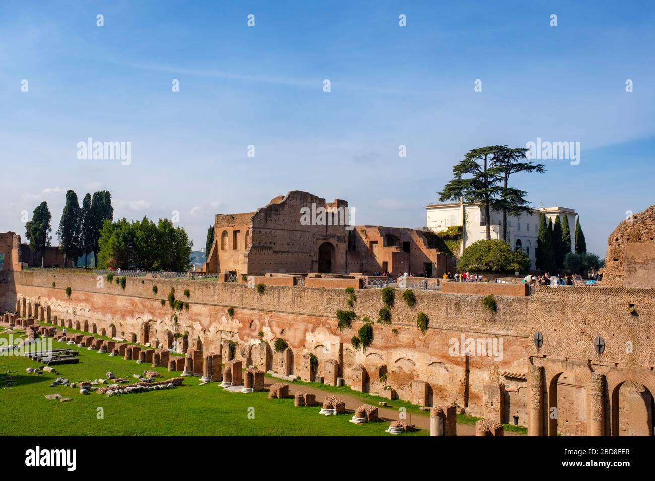 Ancient Rome buildings, Stadium and Severan Complex ruins, Stadio ...