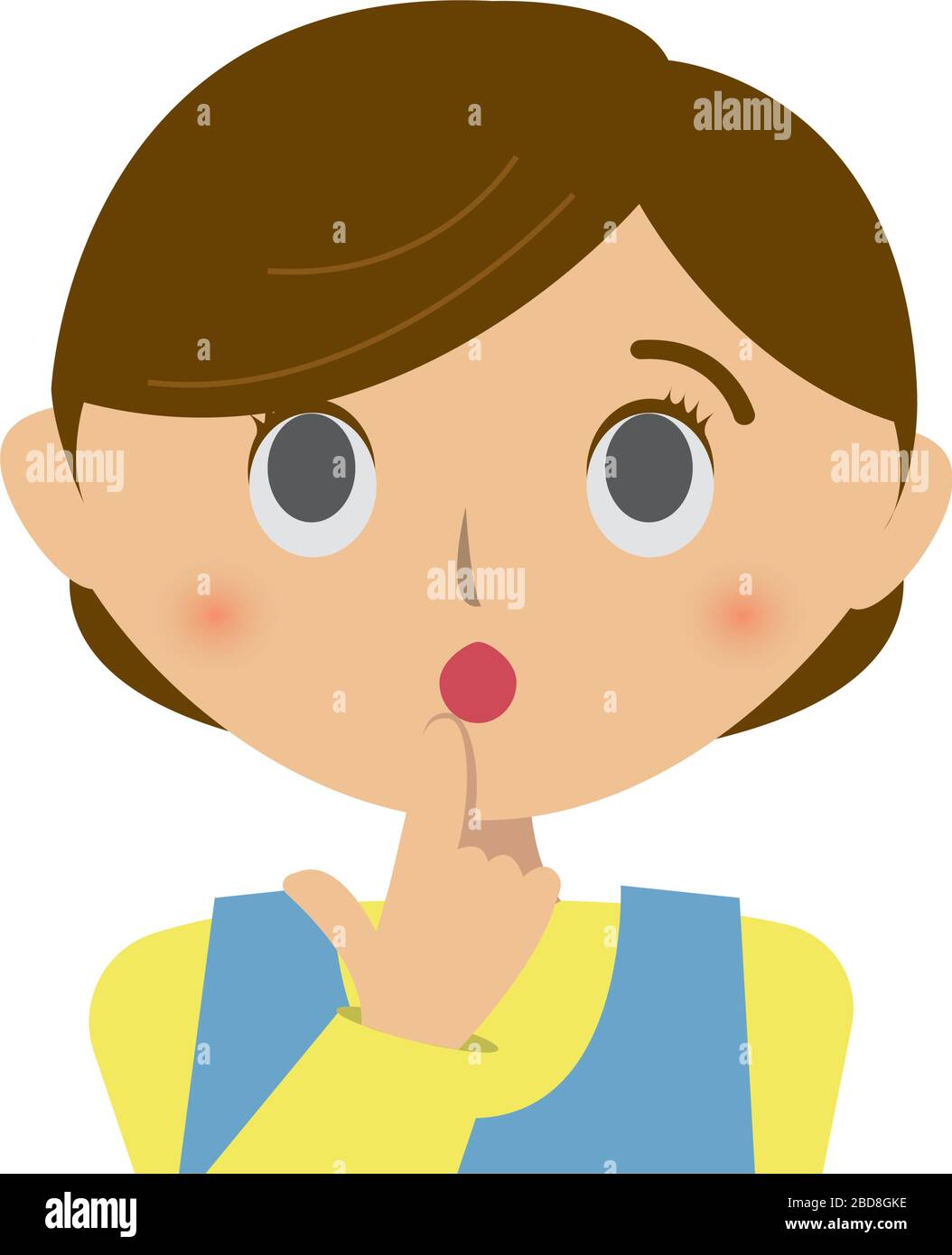 Wondering Look Cartoon