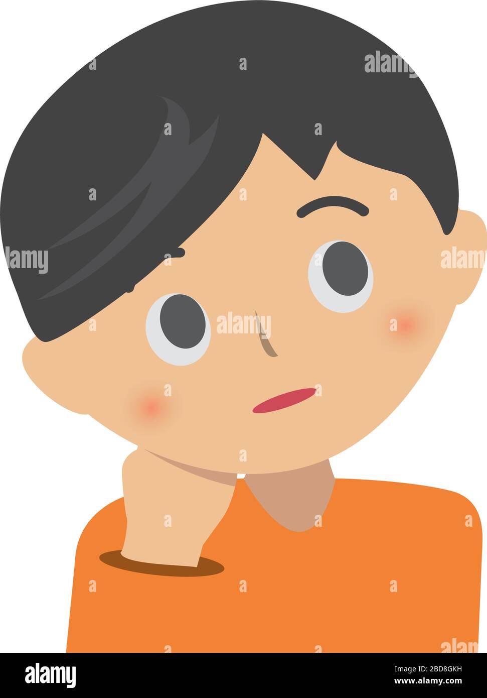 wondering / thinking man illustration Stock Vector Image & Art - Alamy