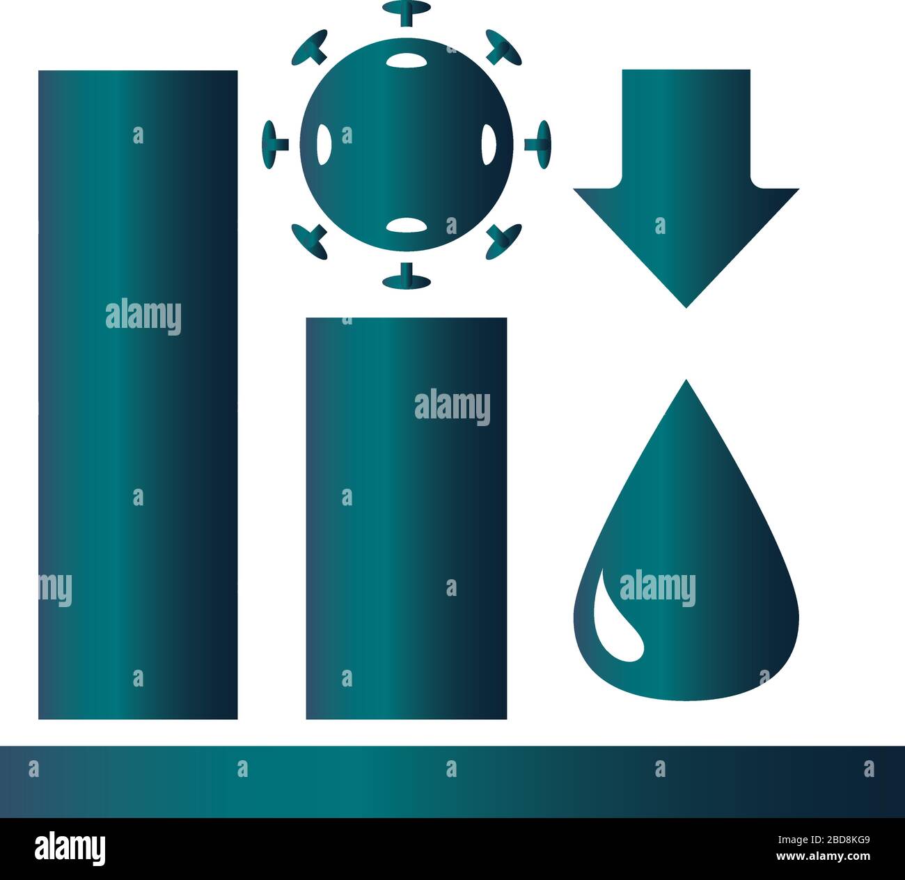 Stock market decrease value Stock Vector Images - Alamy