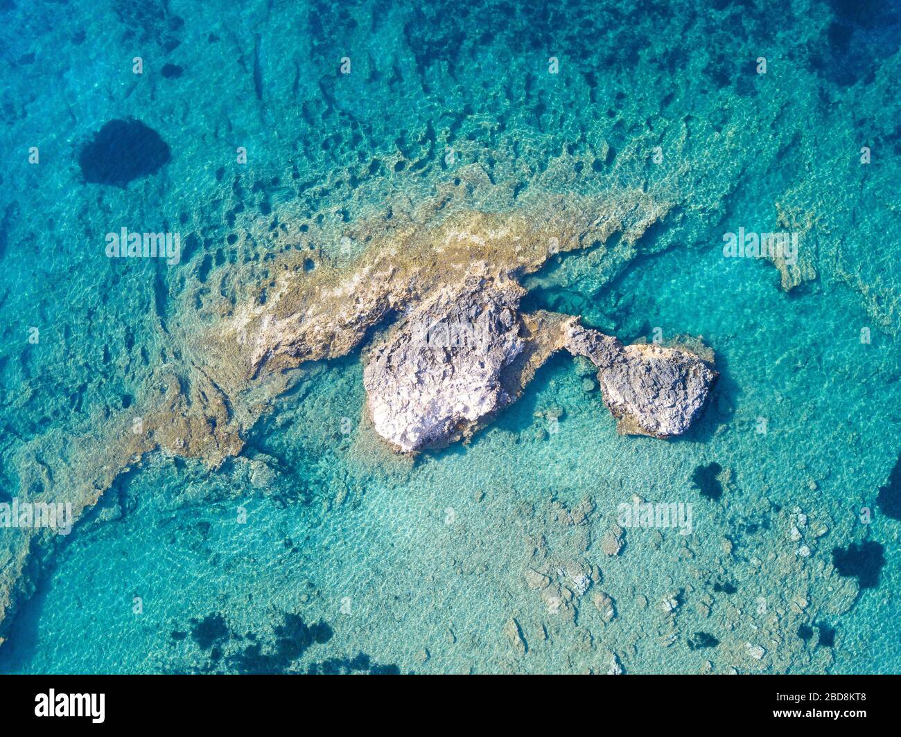 Aegean sea from above, Greece Stock Photo - Alamy