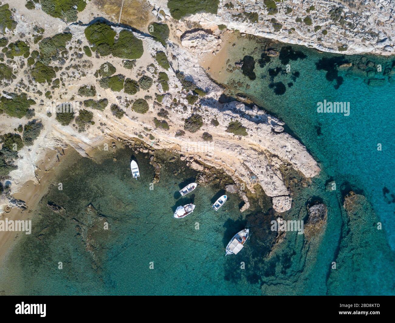 Aegean sea from above, Greece Stock Photo - Alamy