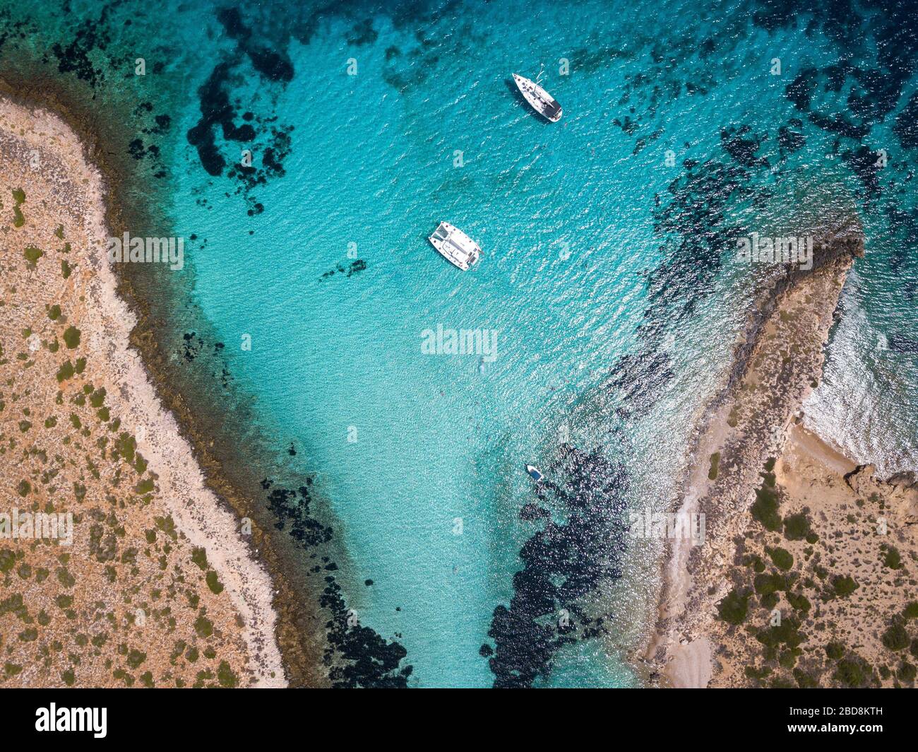 Aegean sea from above, Greece Stock Photo - Alamy