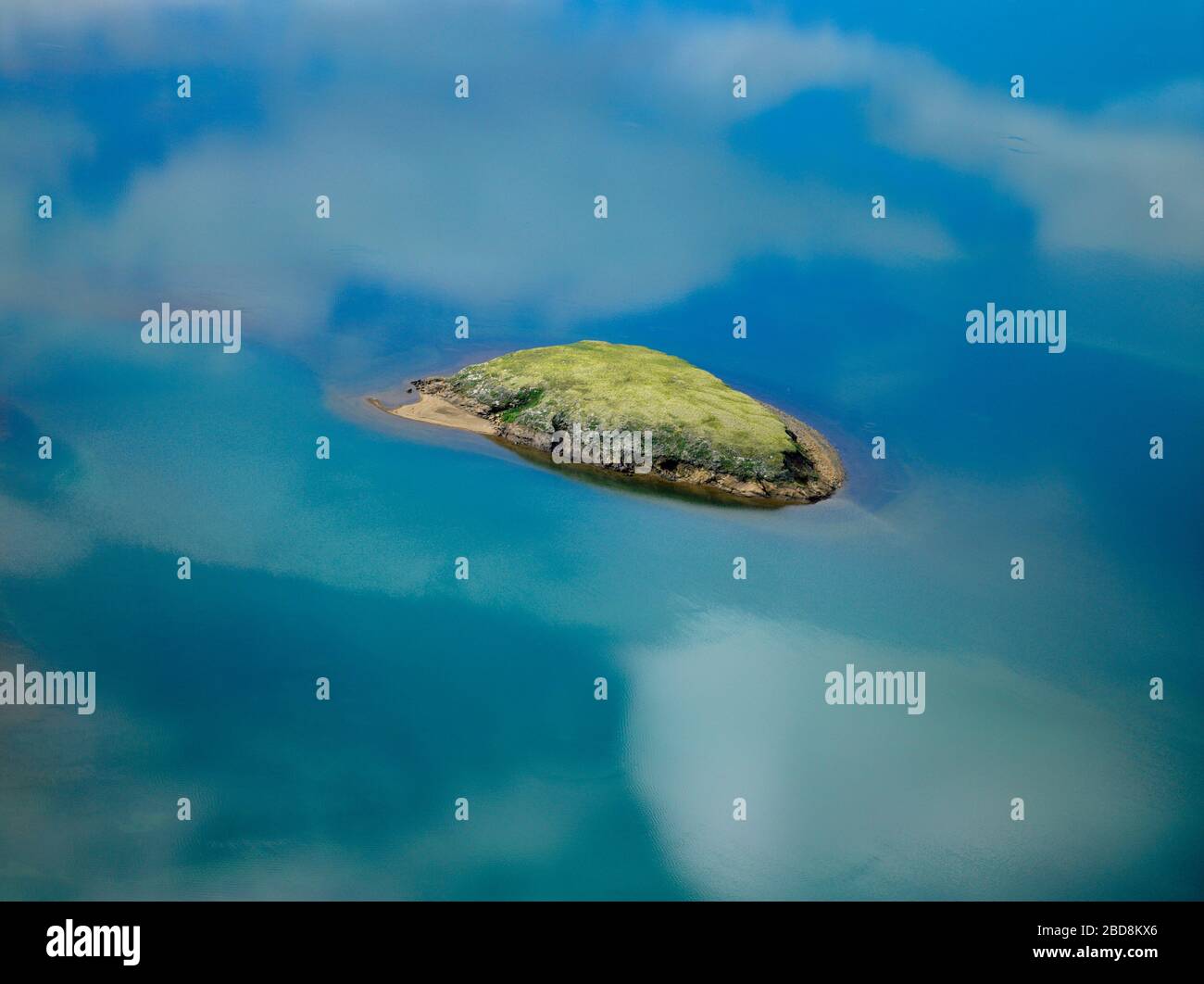 Small island from above in hi-res stock photography and images - Alamy