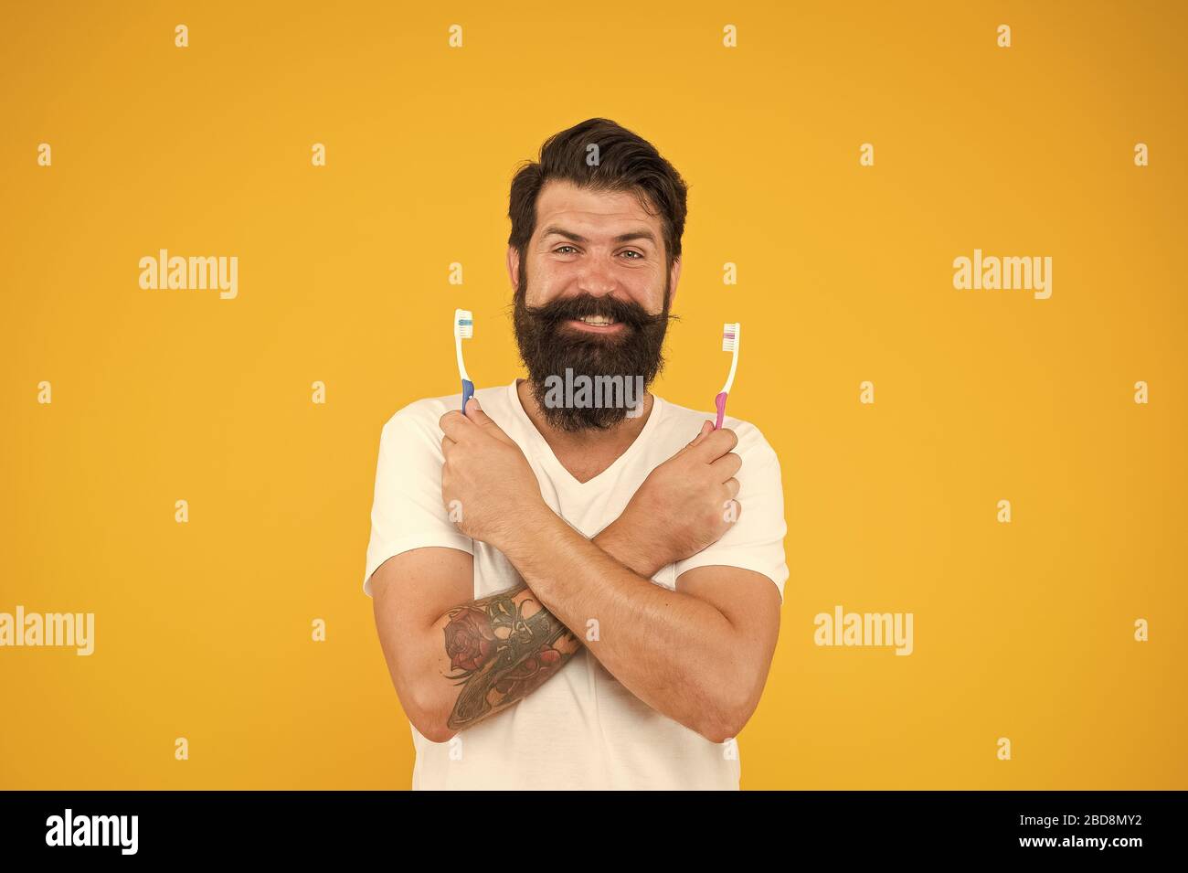 Toothbrush moustache hi-res stock photography and images - Alamy