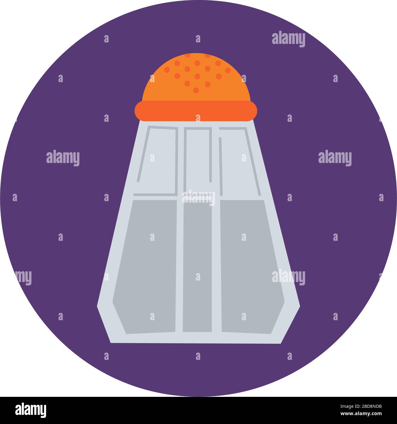 salt shaker pot block and flat style Stock Vector Image & Art - Alamy