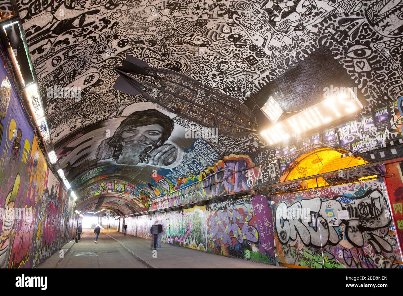 The Vaults, Leake Street, Waterloo, London Stock Photo - Alamy