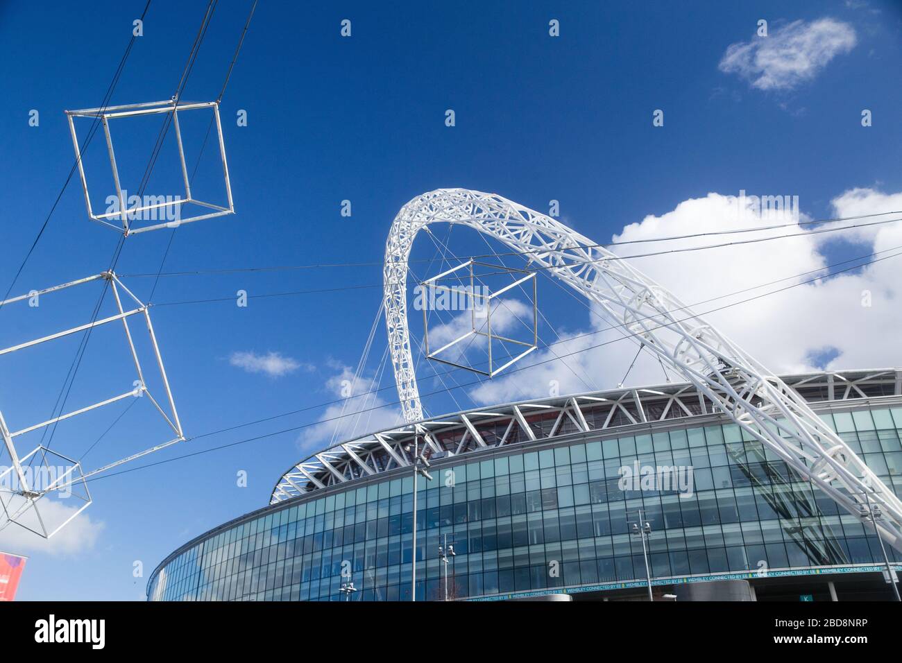 Wembley Stadium and London Designer Outlet Stock Photo - Alamy