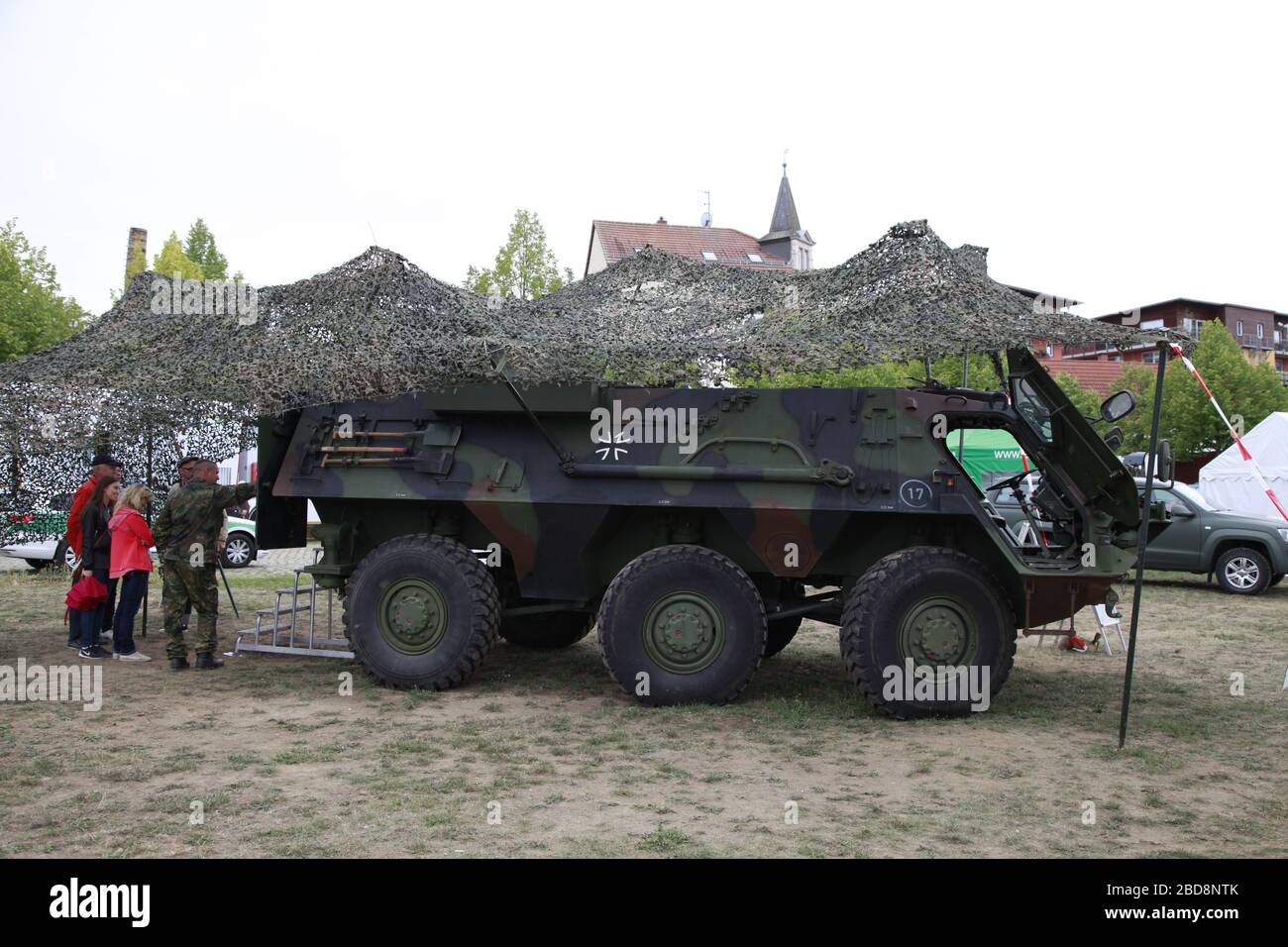 Bundeswehr Show Technik, Panzer, KfZ vorführung beim Tag der sachsen ...