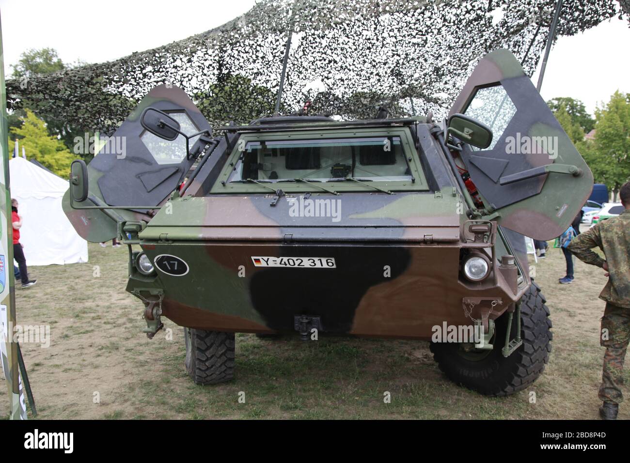 Bundeswehr Show Technik, Panzer, KfZ vorführung beim Tag der sachsen ...