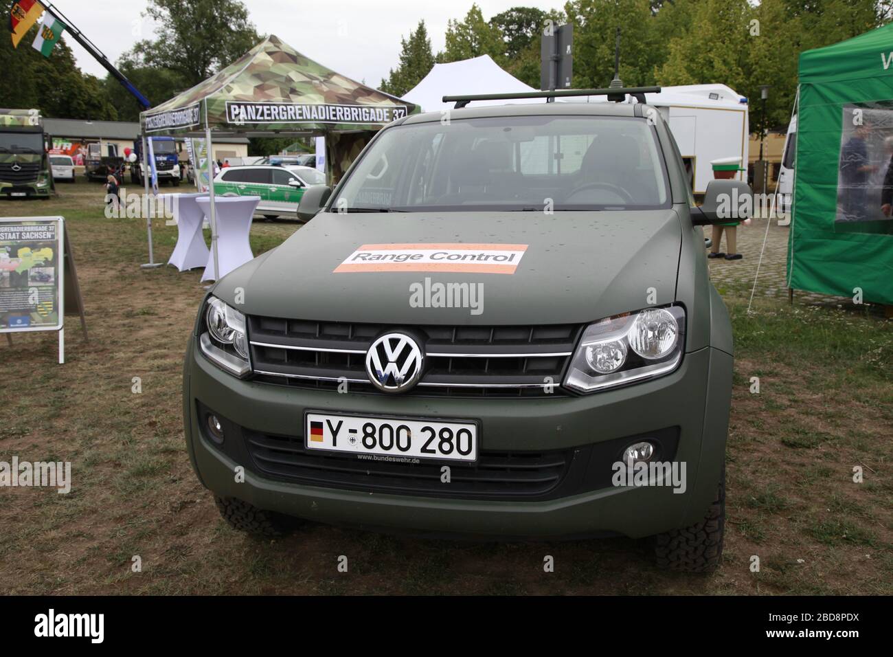 Bundeswehr Show Technik, Panzer, KfZ vorführung beim Tag der sachsen ...