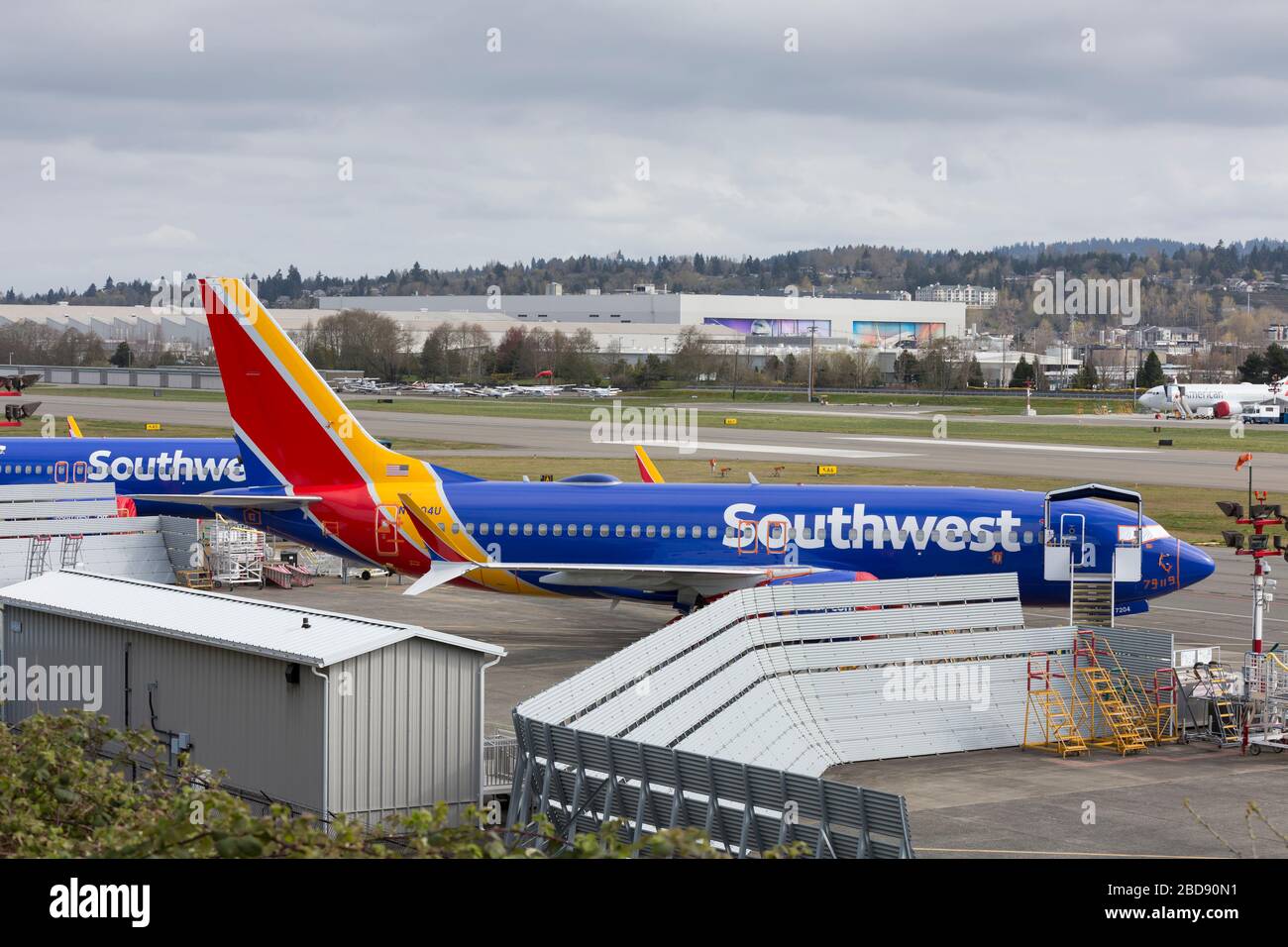 Boeing 737 assembly line hi-res stock photography and images - Alamy