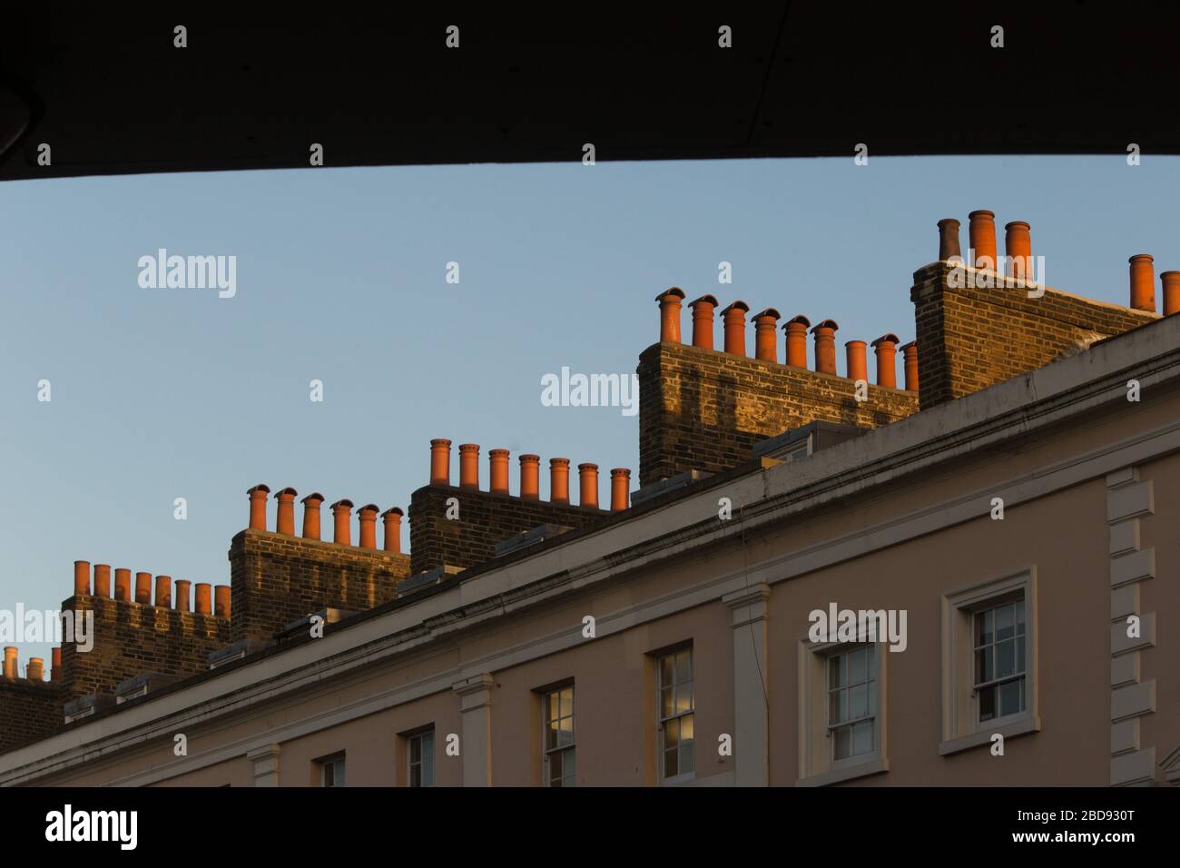 The chimneys of Greenwich, South London Stock Photo - Alamy