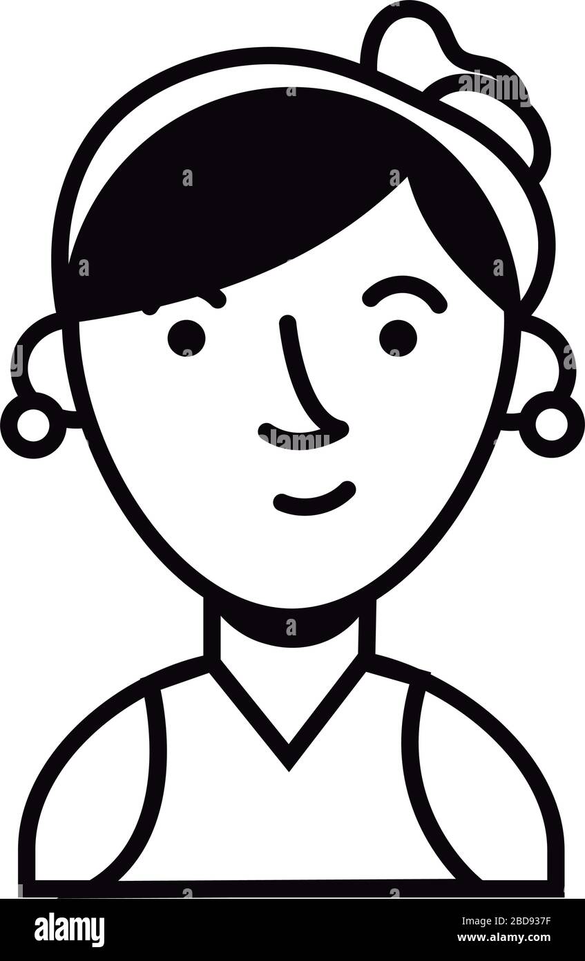 woman female avatar character icon Stock Vector Image & Art - Alamy