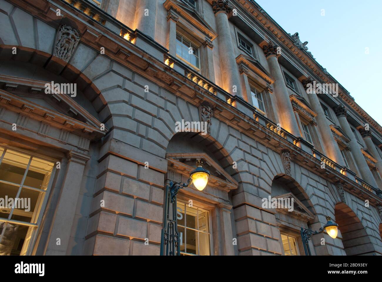 Strand Facade Elevation Somerset House, Strand, London, WC2 designed by ...