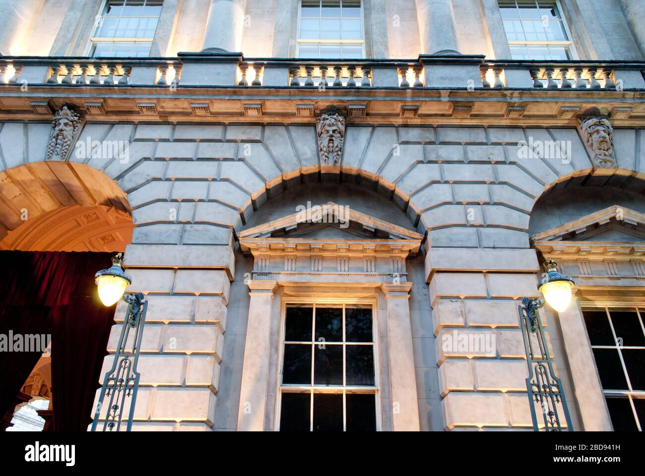 Strand Facade Elevation Somerset House, Strand, London, WC2 designed by ...