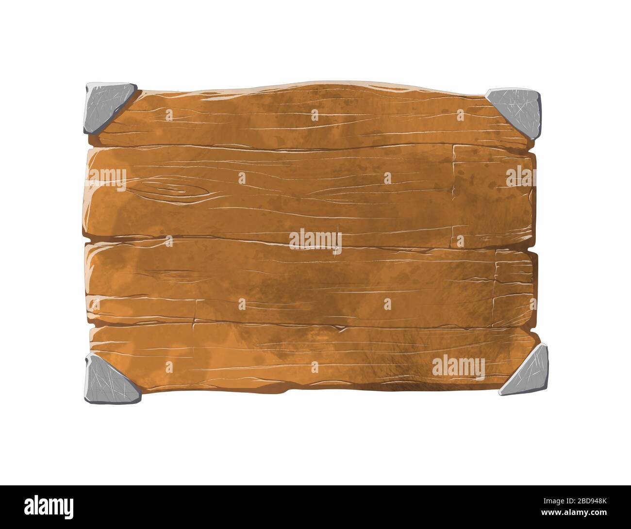 Colorful wooden panel or plank that can be used for realistic interface ...
