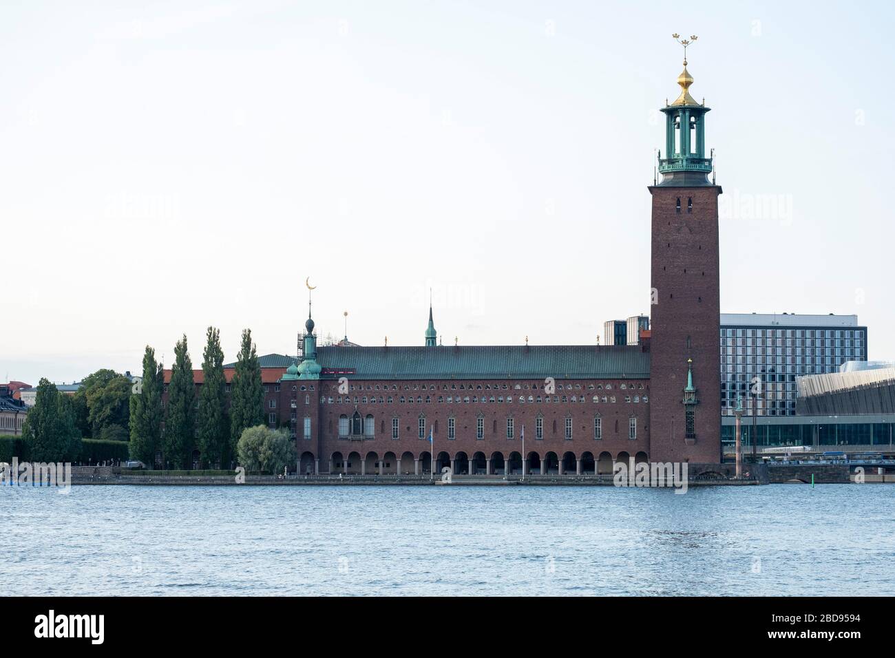 The Stockholm City Hall aka Stockholms stadshus in Stockholm, Sweden ...