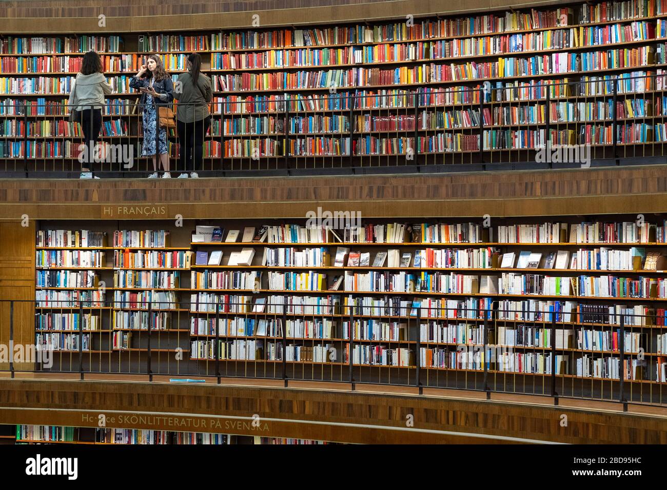 The Stockholm Public Library aka Stockholms stadsbibliotek in Stockholm ...
