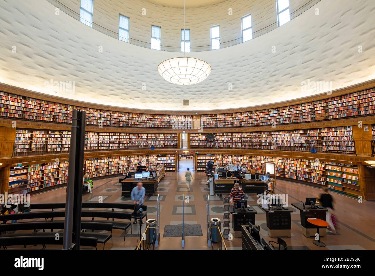 Stockholm public library stockholms stadsbibliotek hi-res stock ...