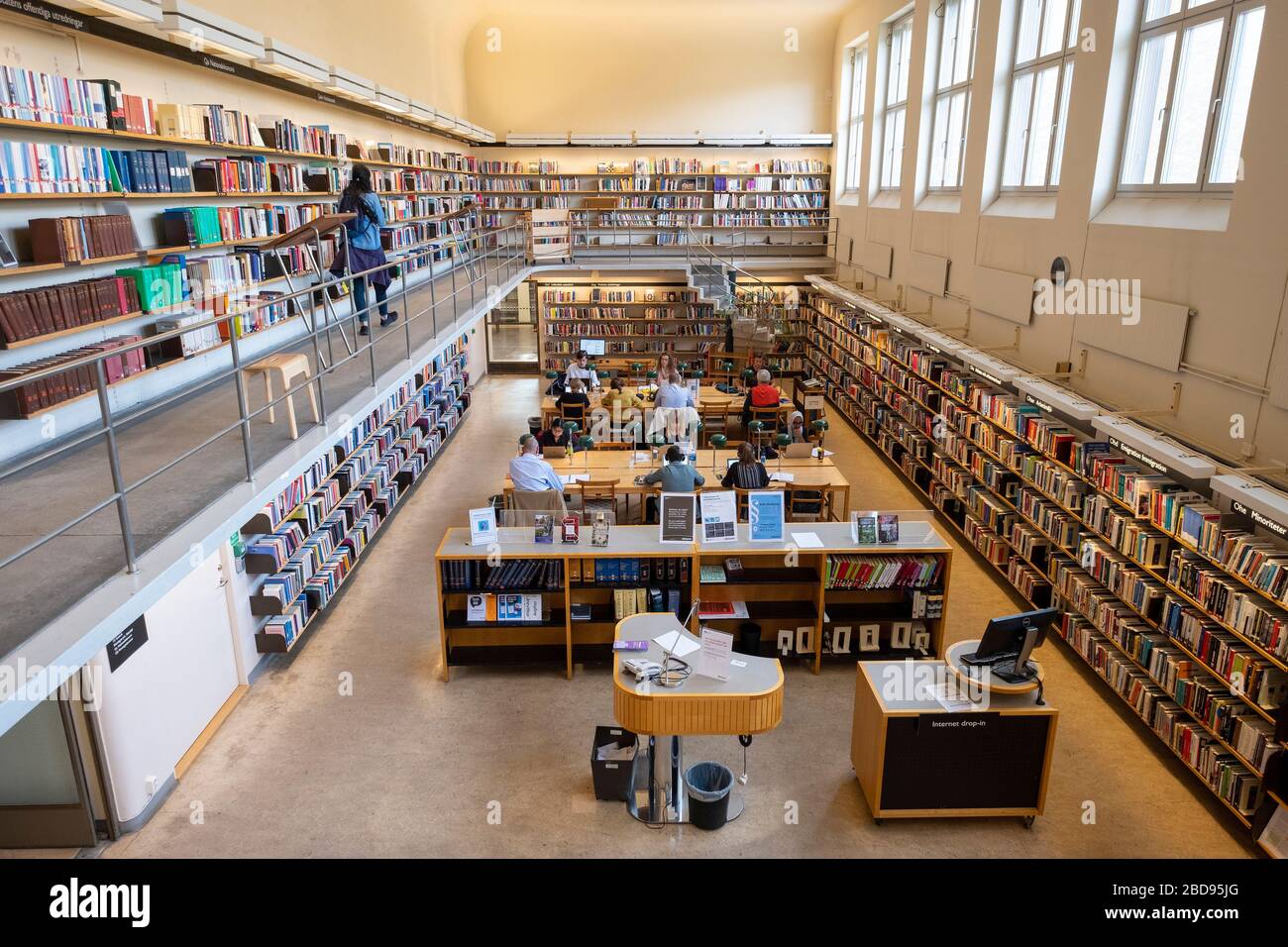 The Stockholm Public Library aka Stockholms stadsbibliotek in Stockholm ...