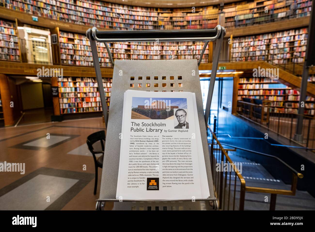 Stockholm library interior hi-res stock photography and images - Alamy