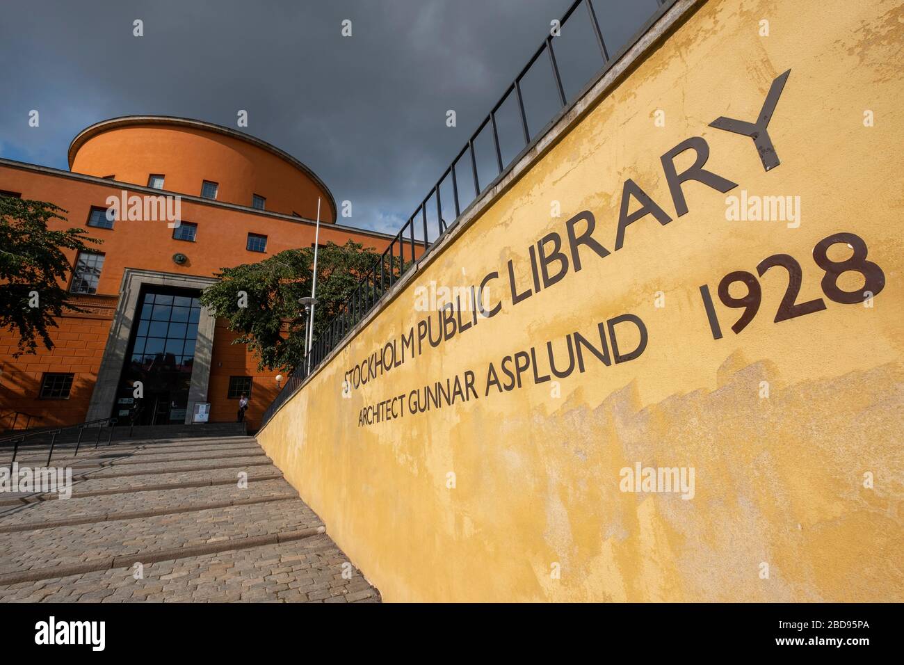The Stockholm Public Library aka Stockholms stadsbibliotek in Stockholm ...