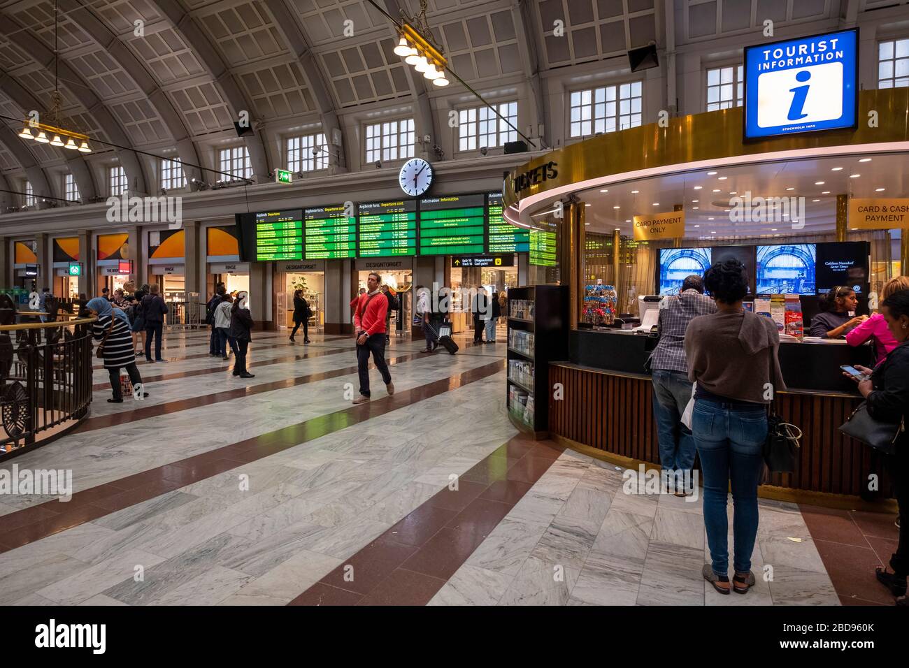 Stockholm Central Station in Stockholm, Sweden, Europe Stock Photo - Alamy