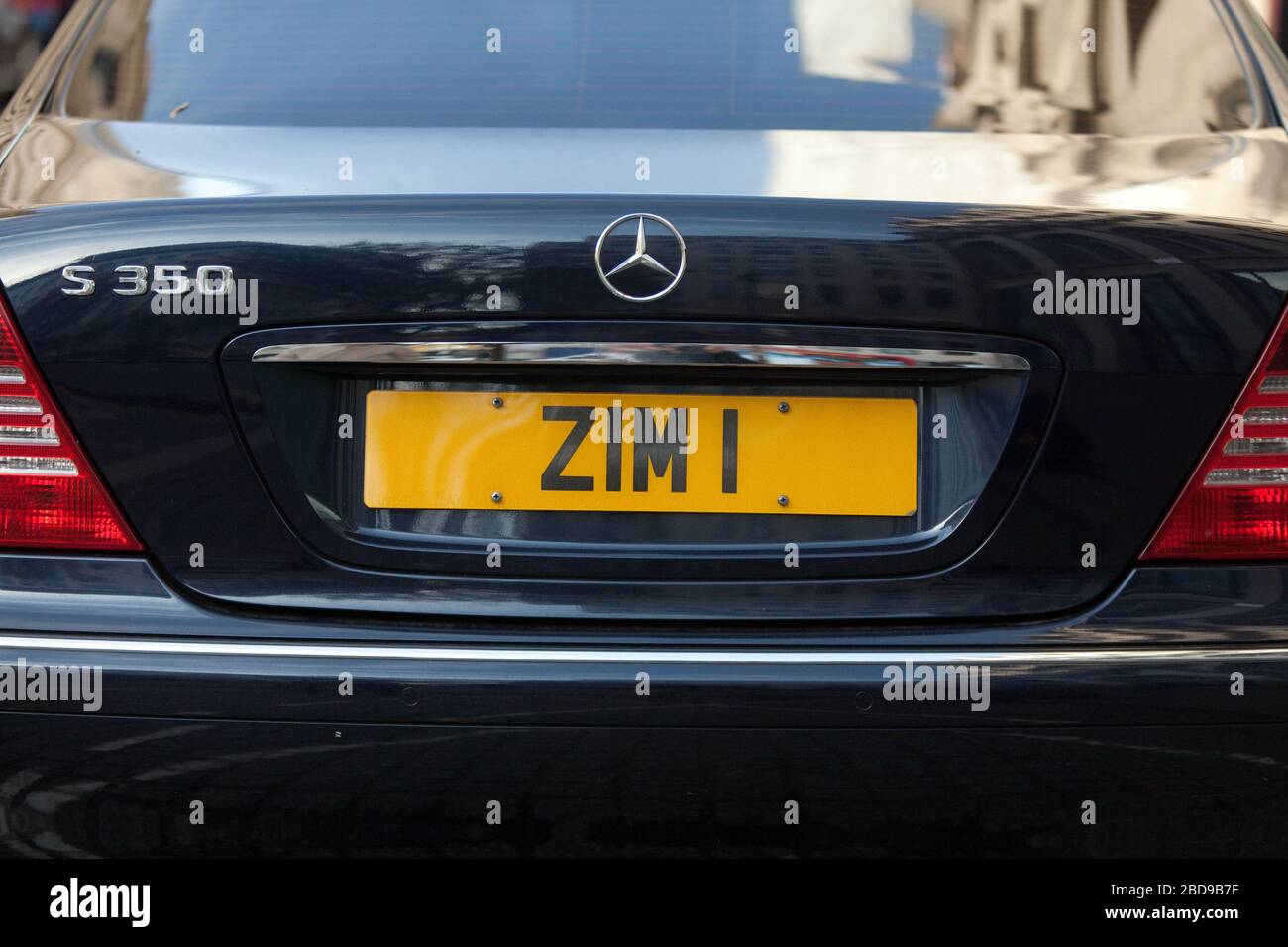 Mercedes-Benz ZIM I plate Stock Photo - Alamy