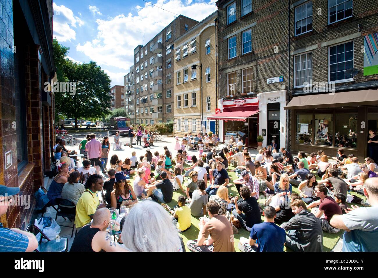 Whitecross Street Market, Islington, London Stock Photo - Alamy
