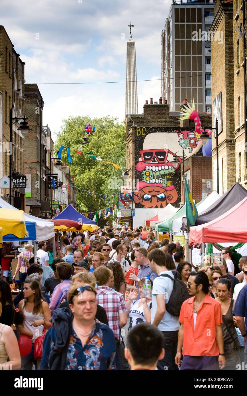 Whitecross Street Market, Islington, London Stock Photo - Alamy