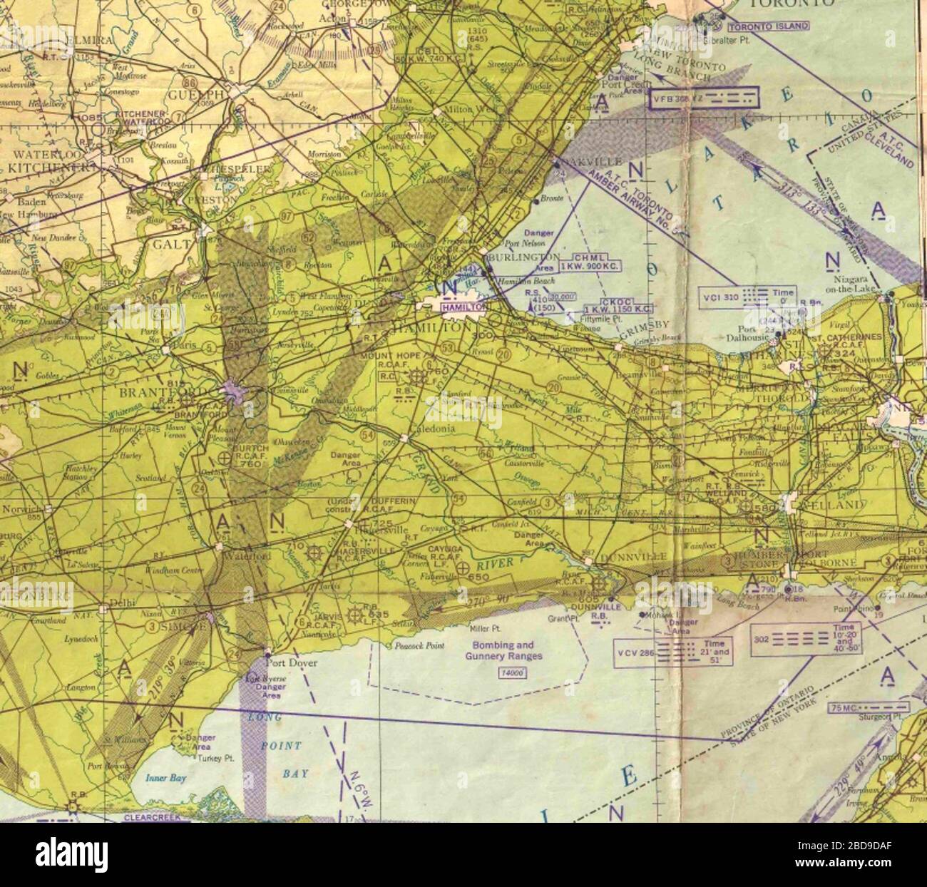 Brantford ontario map hi-res stock photography and images - Alamy