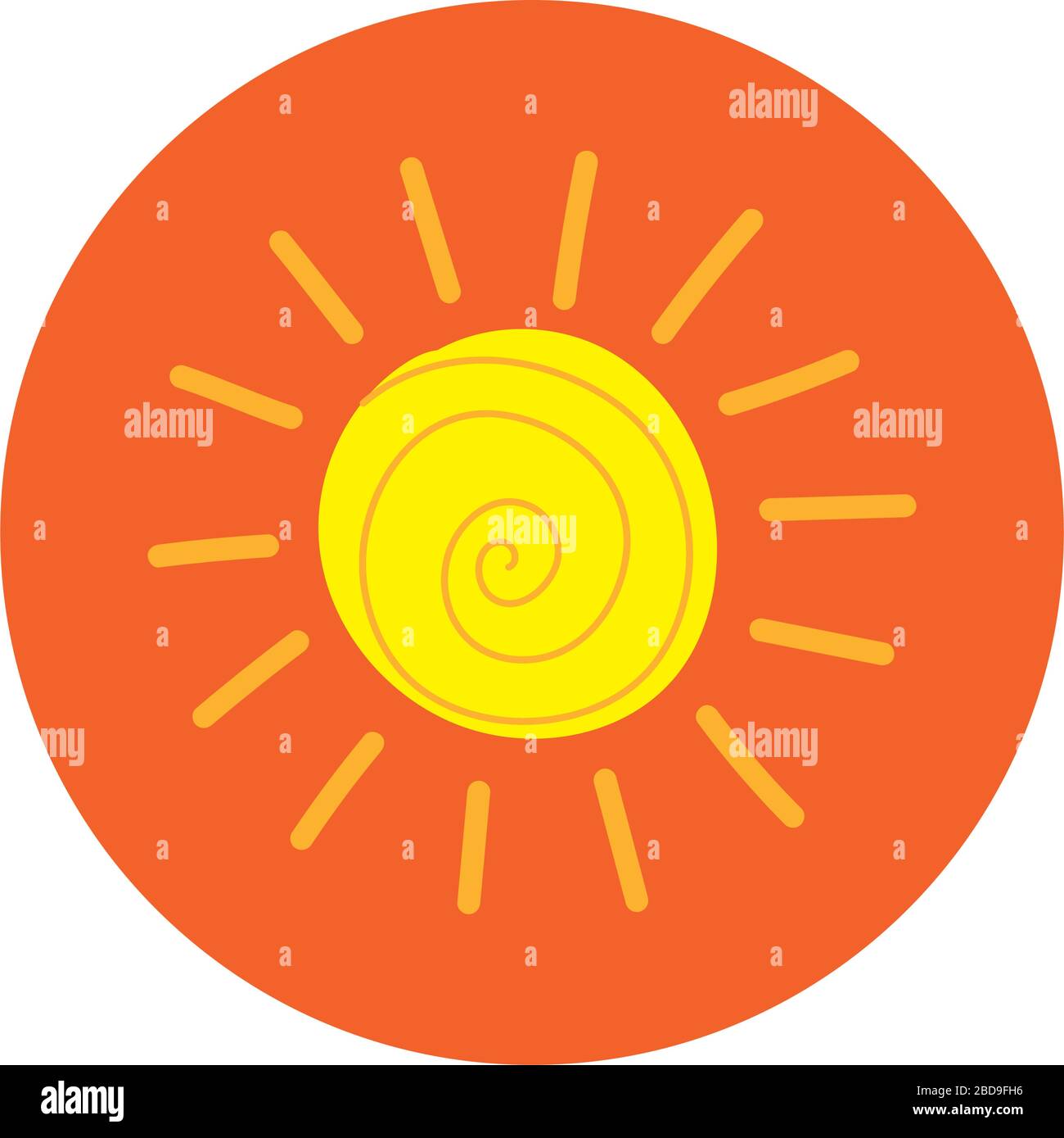 summer sun block and flat style icon Stock Vector Image & Art - Alamy