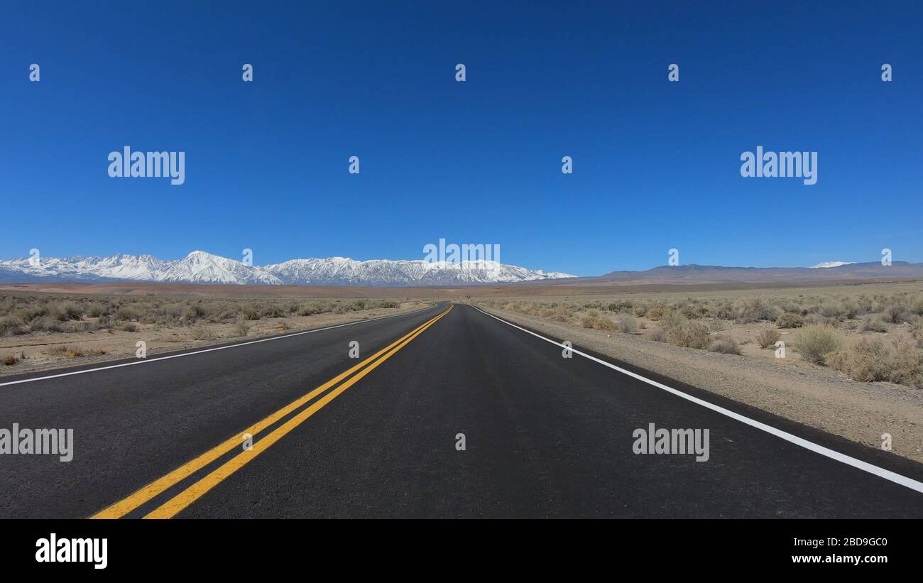 Drive through Inyo County and Yosemite in California Stock Photo - Alamy